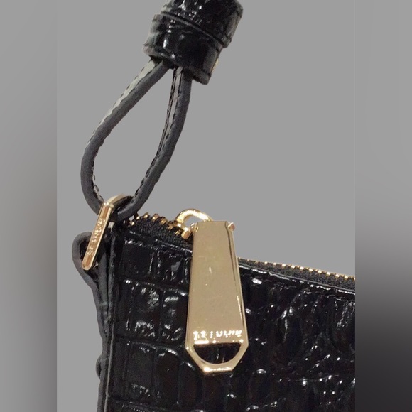 Brahmin | Bags | Brahmin Katie Embossed Leather Crossbody Black | Poshmark